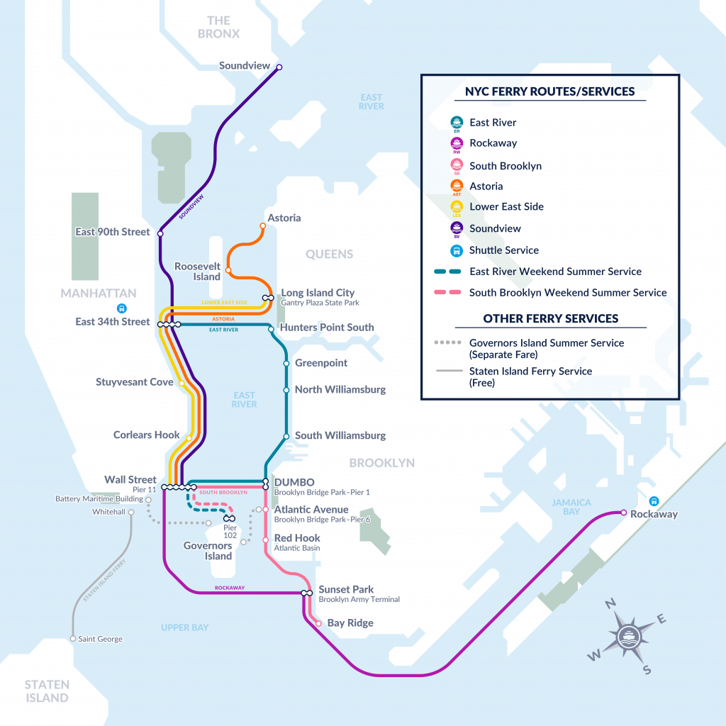 2018-Map-website - New York City Ferry Service