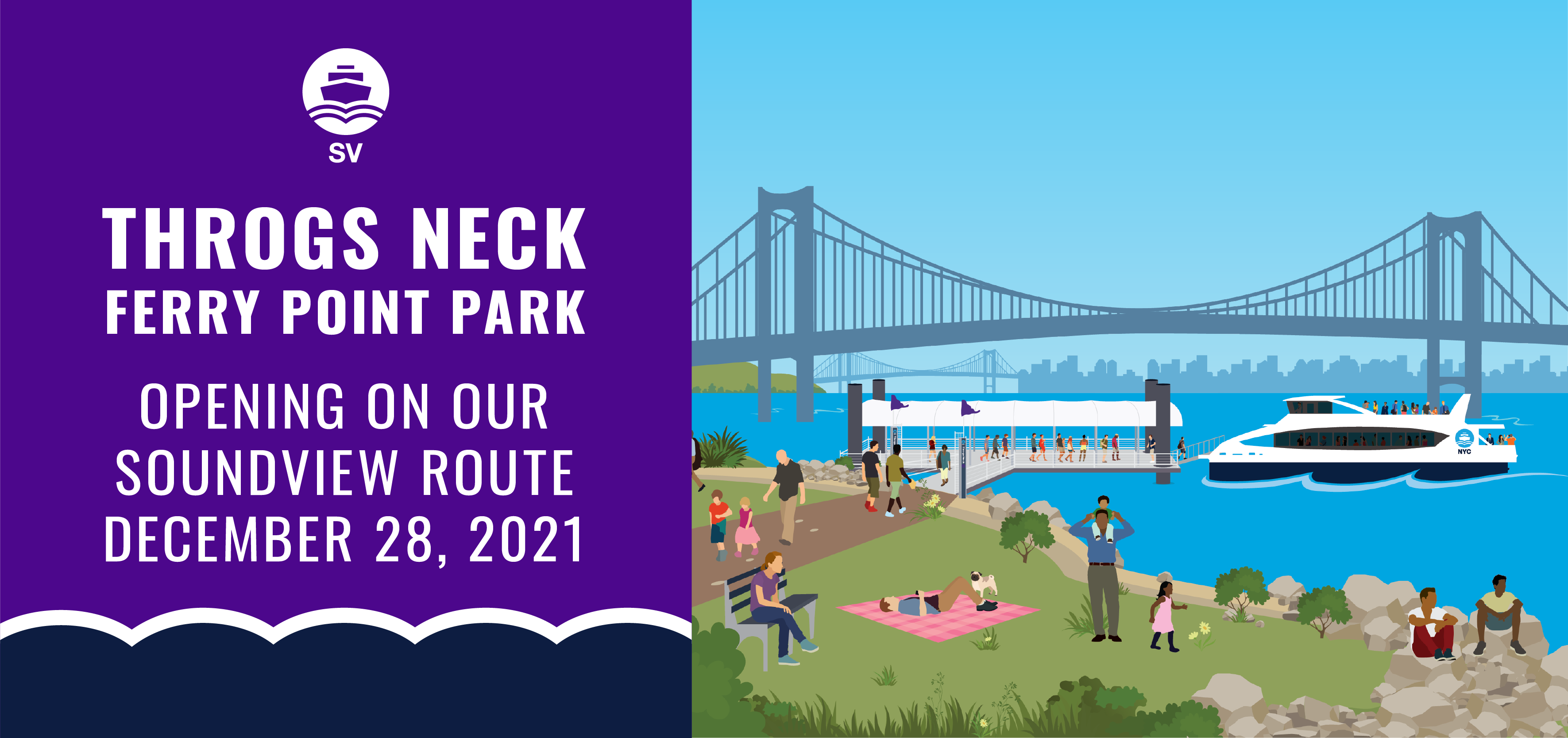 Now In Service: Soundview Route Expansion - New York City Ferry Service