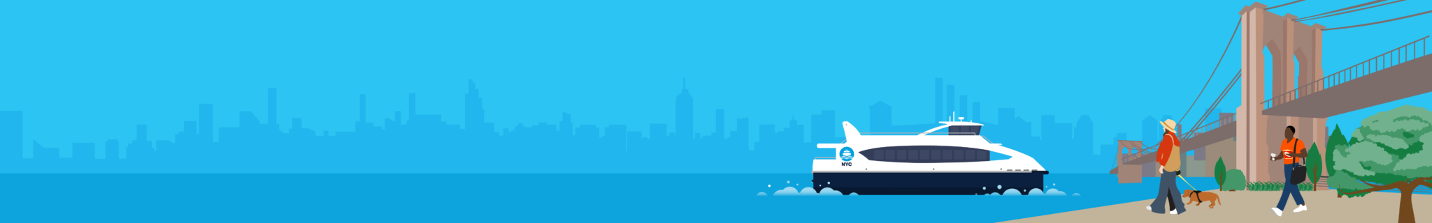 nycf header-dumbo - New York City Ferry Service
