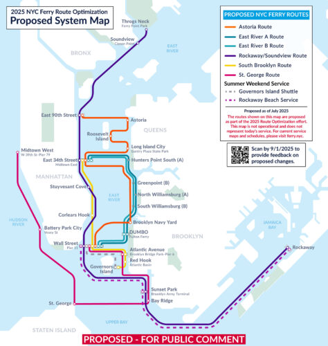 Changes are coming to NYC Ferry routes. We want your feedback! - New ...